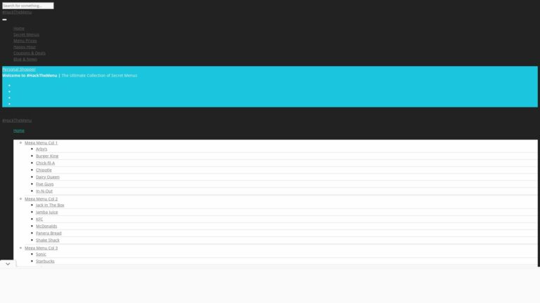HackTheMenu | Secret Menu Items at Jamba Juice, Starbucks & More | Futureen