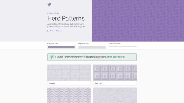 Hero Patterns | Free SVG Background Patterns for Projects | Futureen