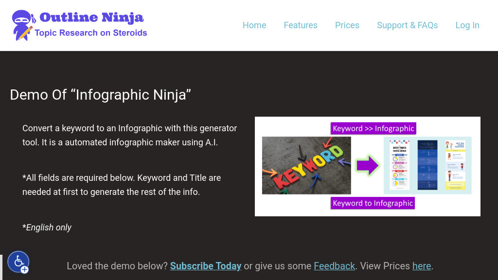 Infographic Ninja | Create infographics instantly | Futureen