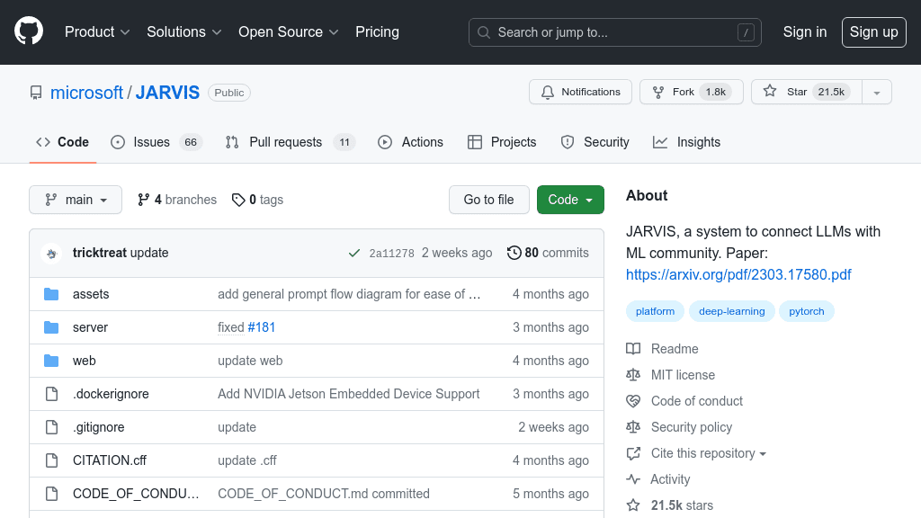 JARVIS | Connect LLMs with the ML Community | Futureen