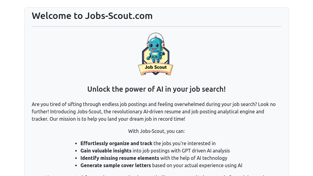 Jobs-Scout | Enhancing Job Search Efficiency | Futureen