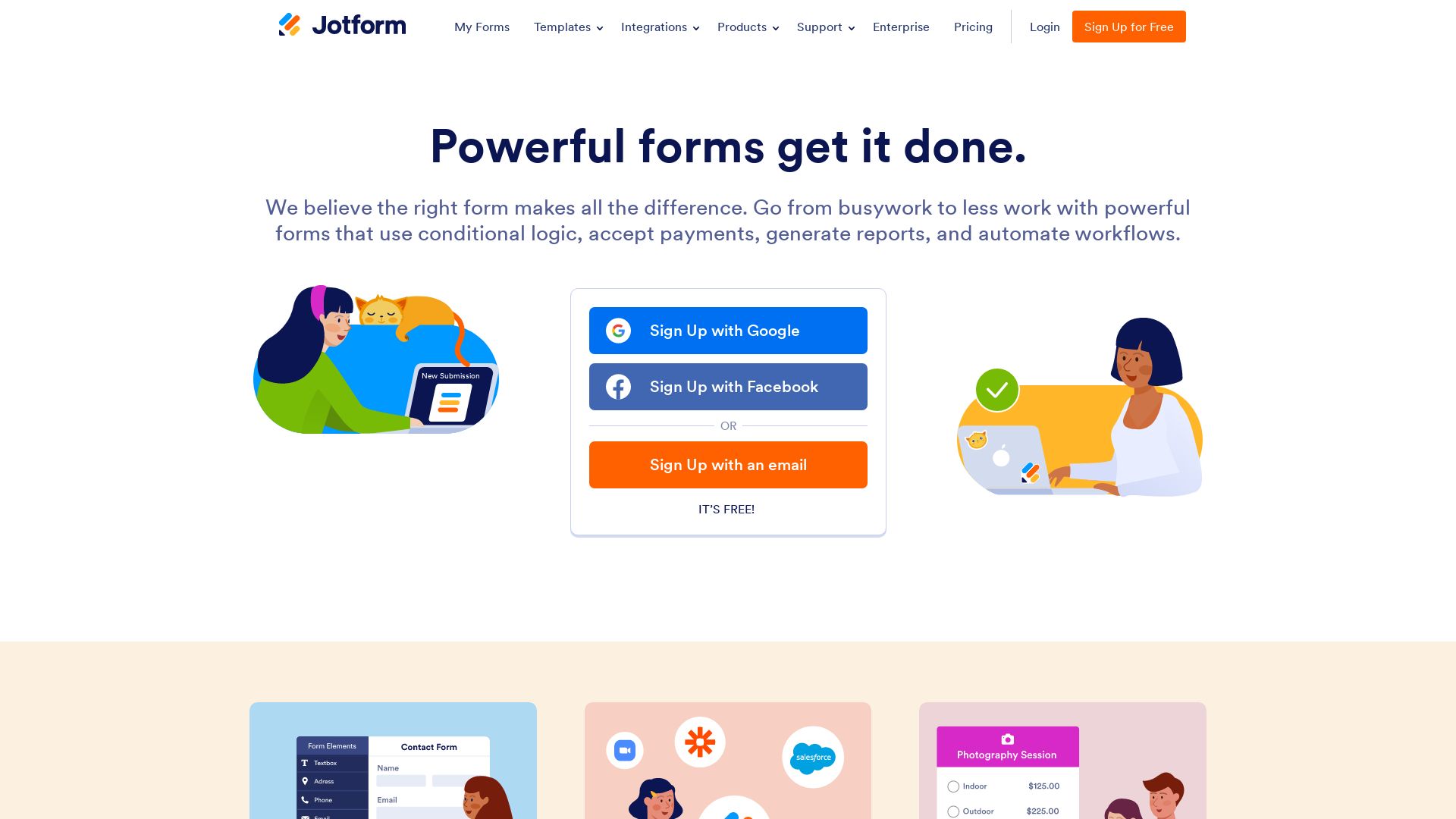 Jotform | Create Free Forms and Surveys | Futureen