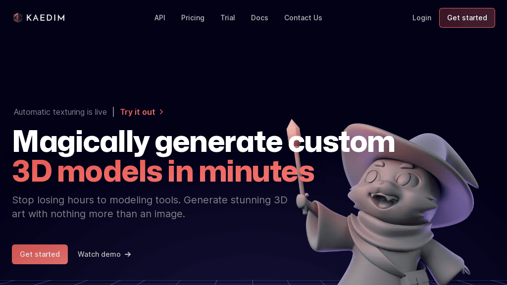 Kaedim | Turn Images into 3D Models | Futureen