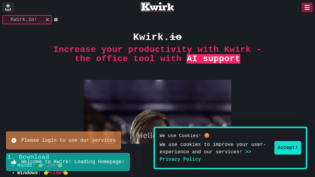 Kwirk.io | Boost Your Productivity with AI | Futureen