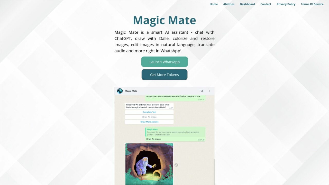 Magic Mate | Your AI Assistant for WhatsApp | Futureen