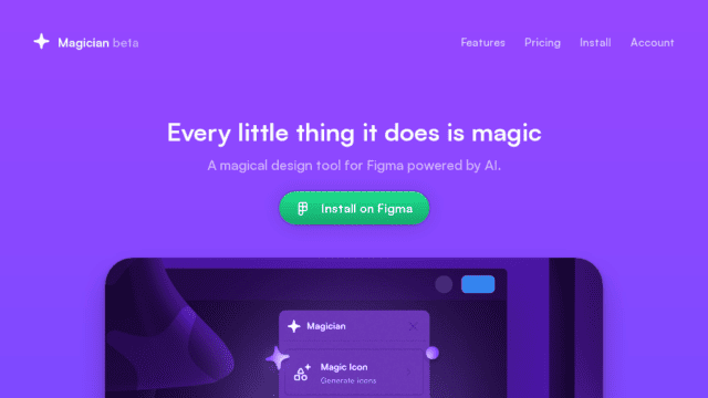 Magician for Figma | The AI design wizard you need. | Futureen