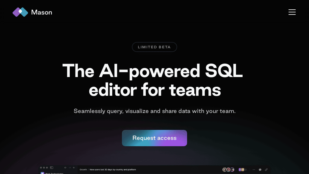 Mason: Collaborative SQL Editor | Futureen