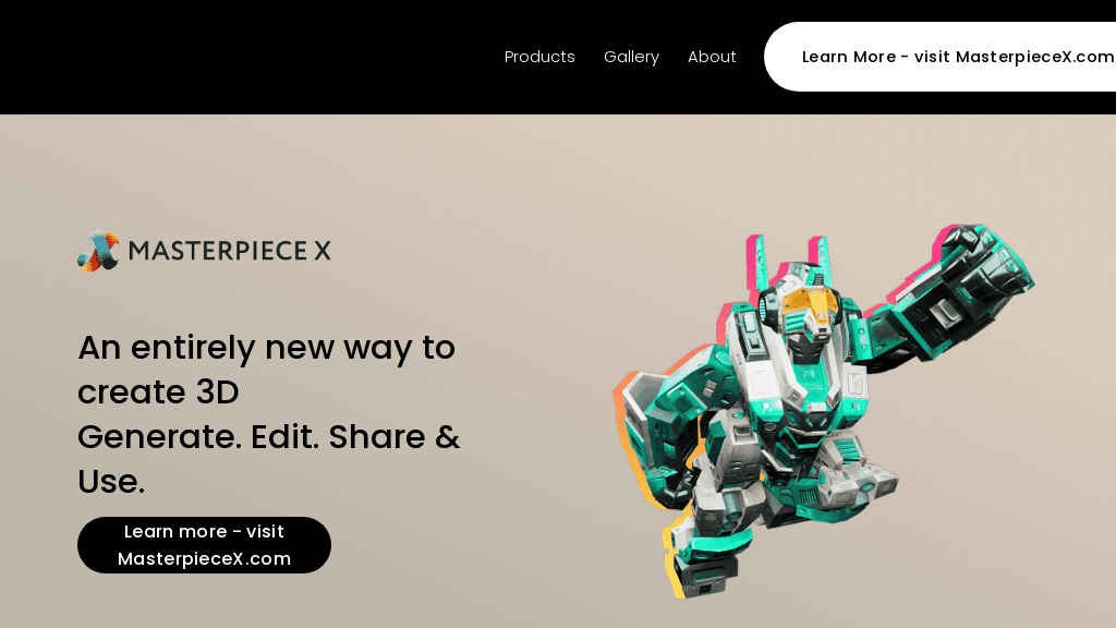 Masterpiece Studio | Effortless 3D Creation and Deployment | Futureen