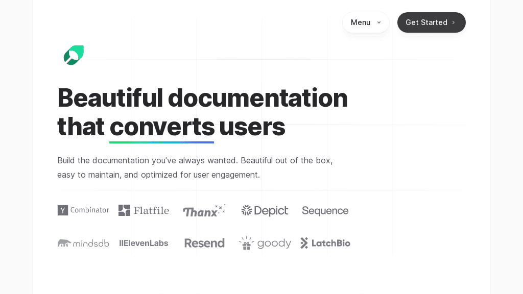 Mintlify Beautiful Documentation that Converts Users | Futureen