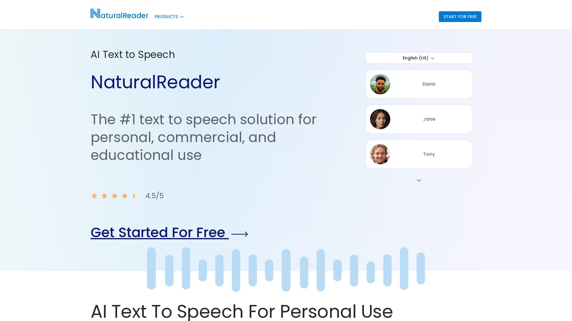 NaturalReader | AI Text-to-Speech for Education & Commercial Use | Futureen