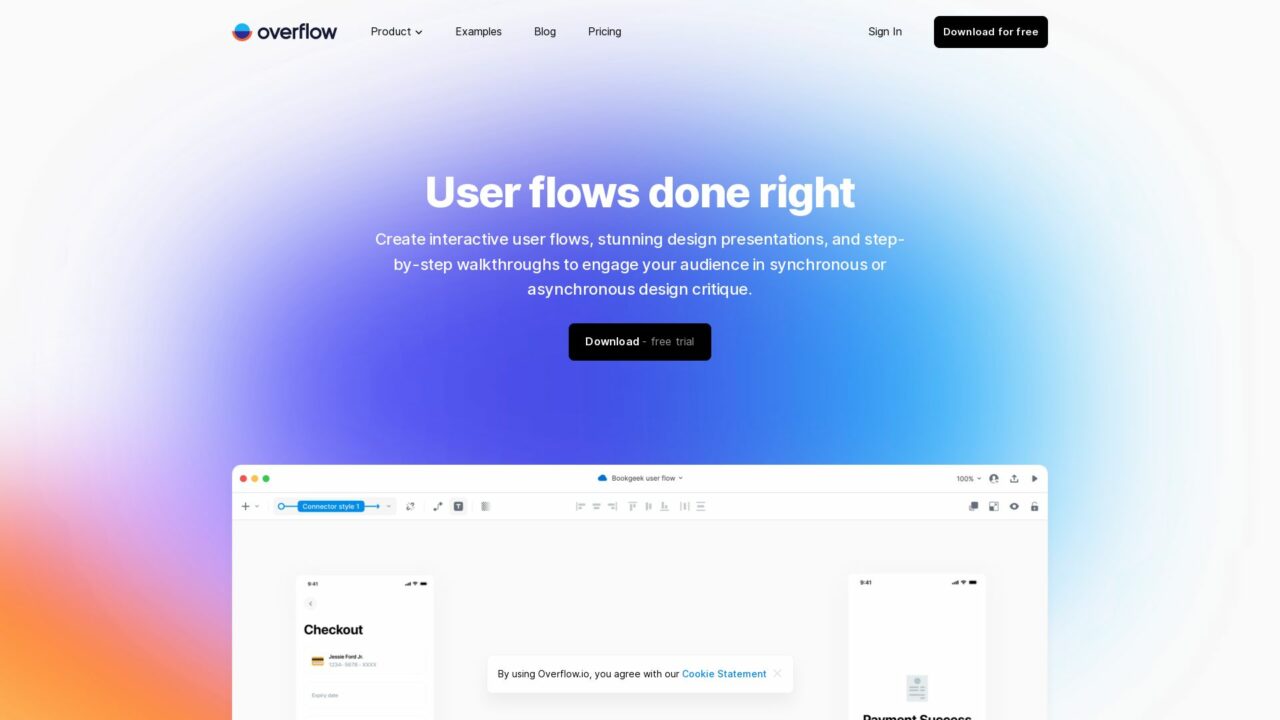 Overflow 🌊 Simplifies User Flow Diagramming and Design Critique | Futureen