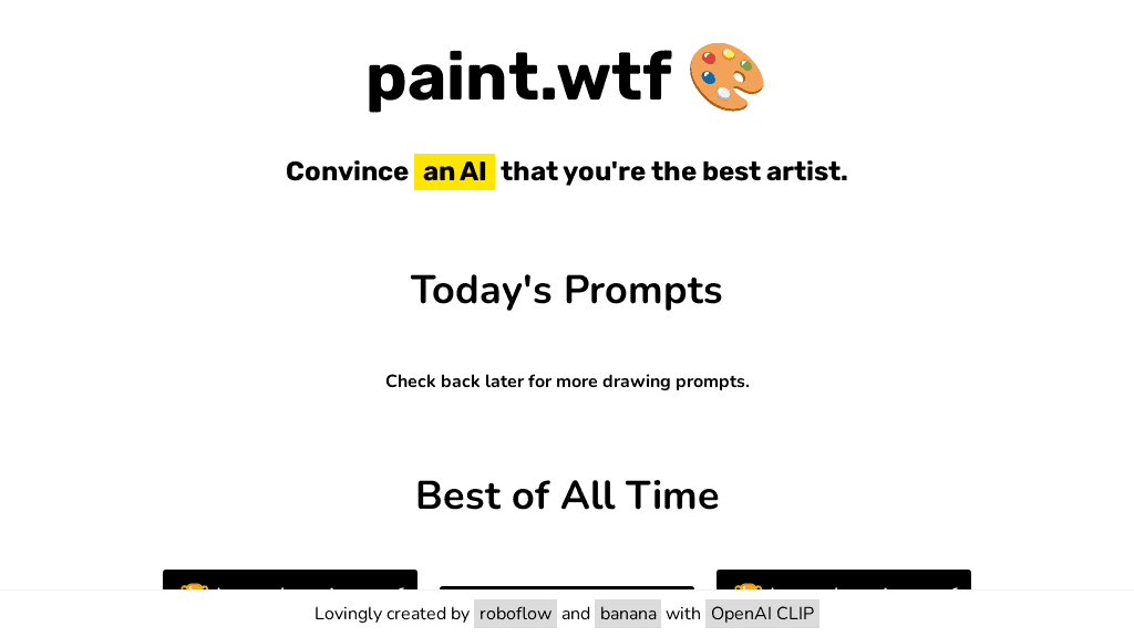 Paint.wtf | AI-Powered Drawing Competition | Futureen