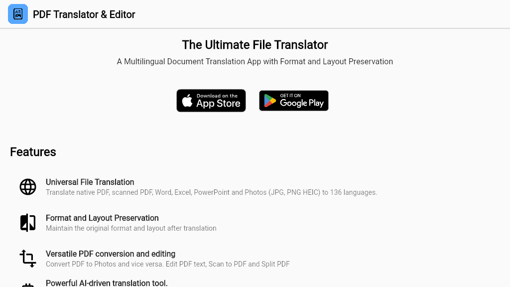 PDF Translator | Accurate Multilingual Document Translation | Futureen