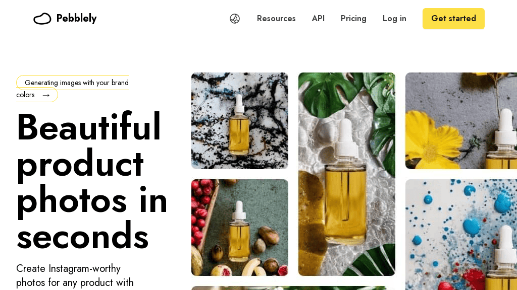 Pebblely | Create Stunning Product Photos Instantly | Futureen