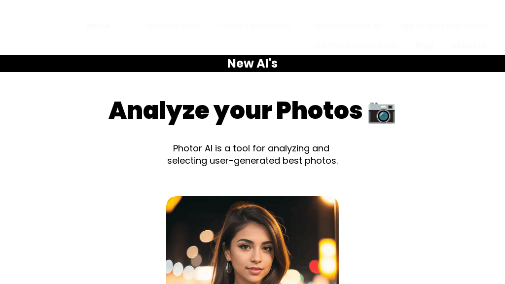 Photo Rater AI | Enhance Your Picture Potential! | Futureen