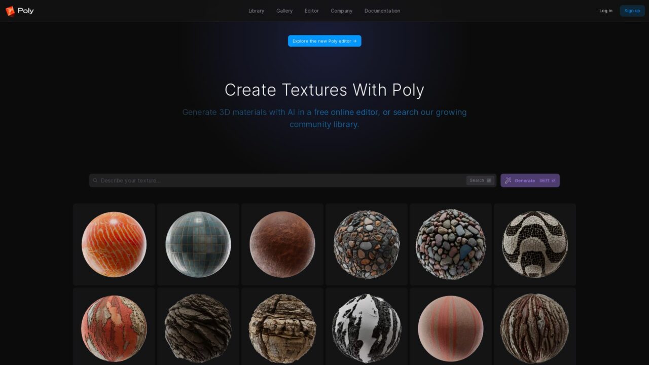 Poly: AI Texture Engine 🎨 | Futureen