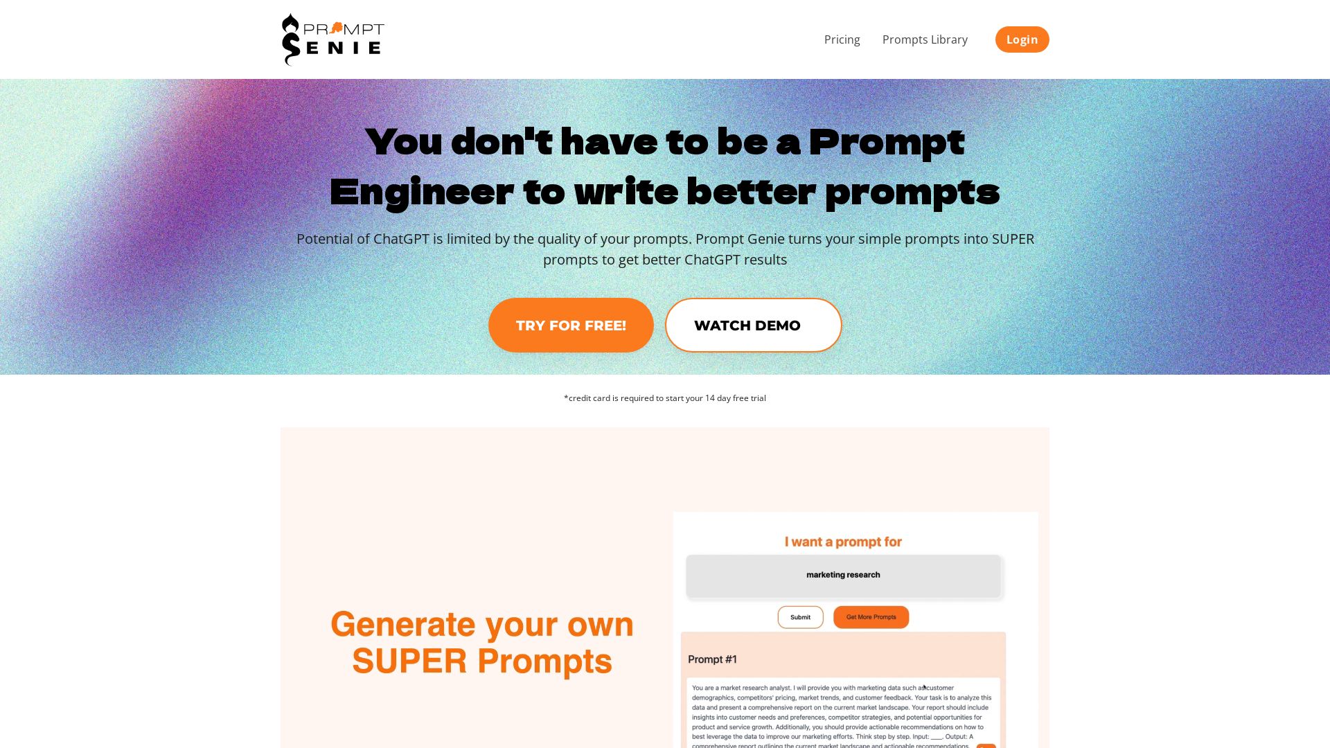 Prompt Genie | Enhance Your ChatGPT Results | Futureen