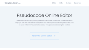 PseudoEditor 🖊️: Write Pseudocode Online | Futureen