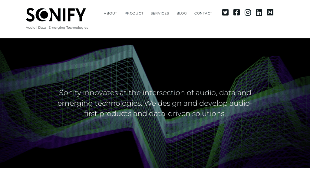 Sonify | Transform Your Data with Sound | Futureen
