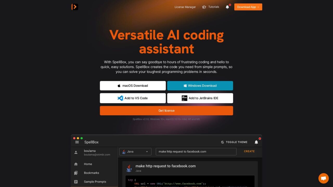 SpellBox | Instant AI Programming Assistant | Futureen