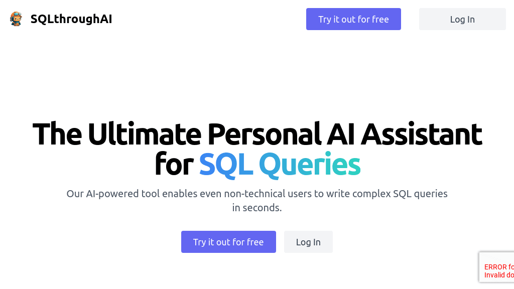 SQLtroughAI | Convert Text to SQL Directly | Futureen