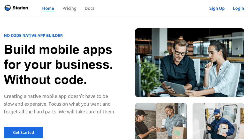 Starion | No Code Native App Builder | Futureen