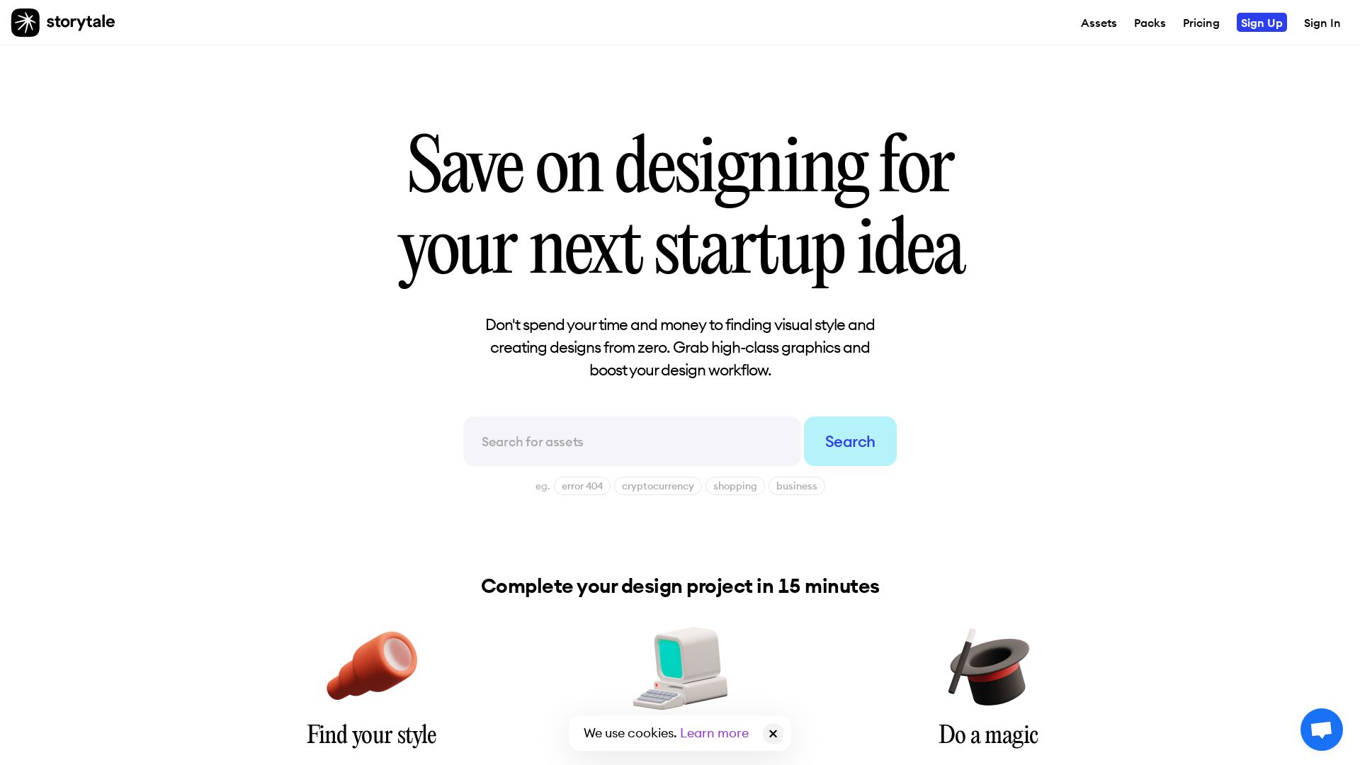 Storytale | High-class web assets for your projects | Futureen