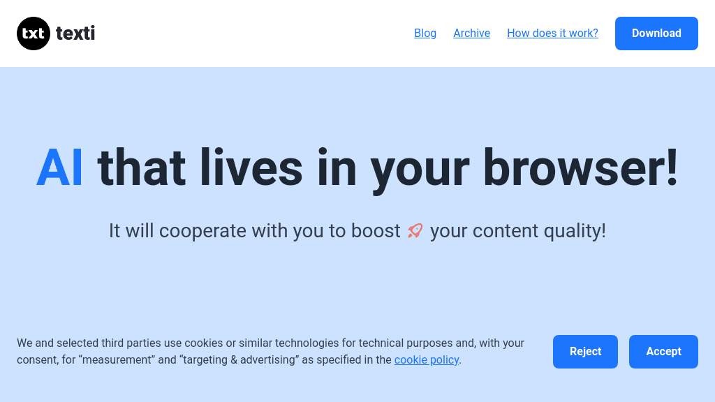 texti.app | Your AI Copyright Assistant | Futureen