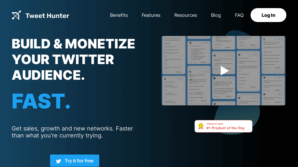 Tweet Hunter | Boost Your Twitter Followers Effectively | Futureen