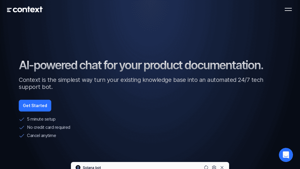 Context | AI Chat for Your Product Documentation | Futureen