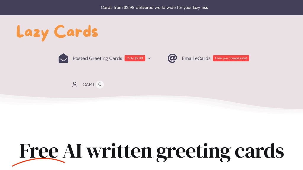 We Write Cards | Easy Personalized Messages | Futureen