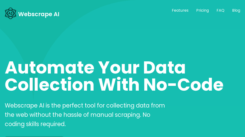 WebscrapeAI | Automate Data Collection Effortlessly | Futureen
