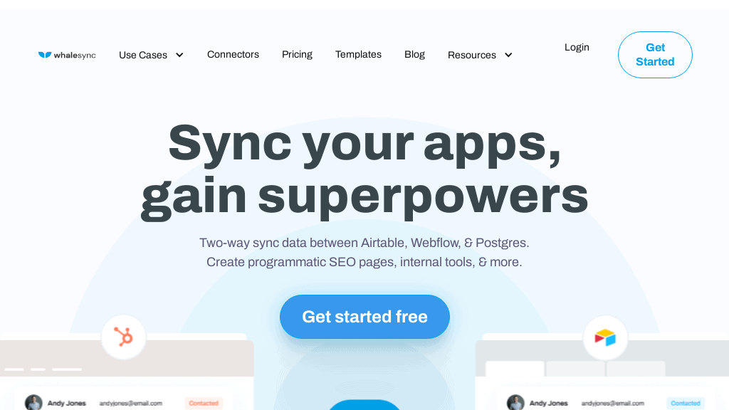 Whalesync | Sync Your Data Instantly | Futureen
