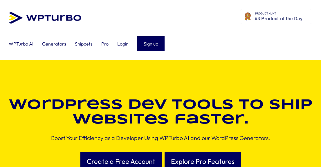 WPTurbo | Boost WordPress Development for Faster Shipping | Futureen