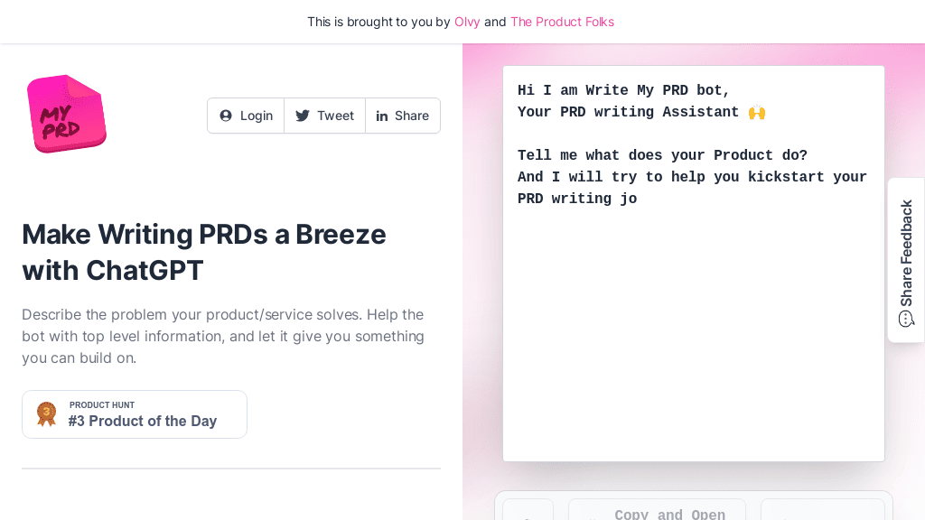 WriteMyPRD | Create PRDs with Ease | Futureen