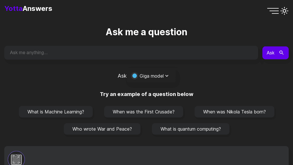 YottaAnswers | Instant Answers Without Tracking | Futureen