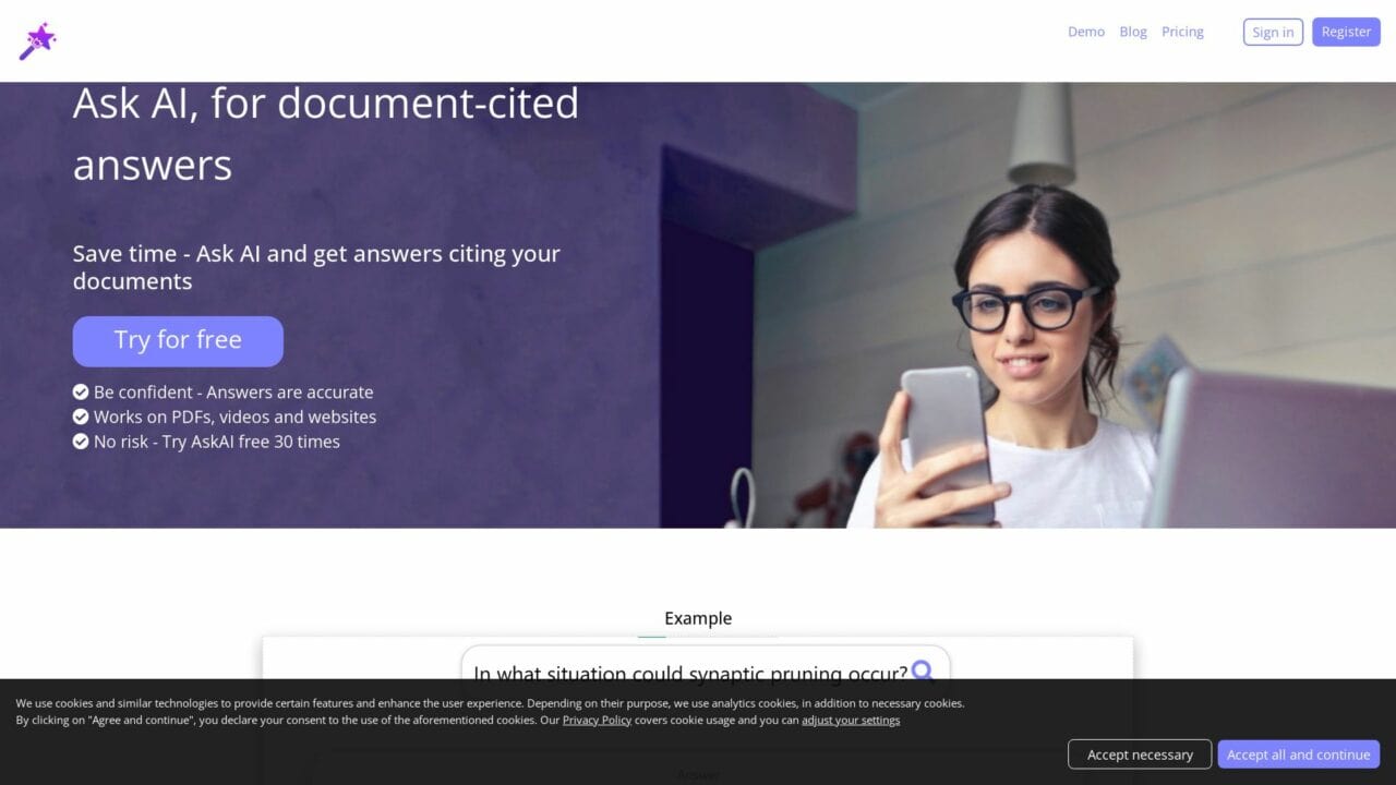 AnyQuestions.ai | Q&A for Text and Video | Futureen