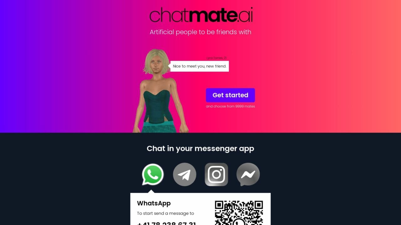 Chatmate AI 🤖 Revolutionize Relationships with Artificial Friends ...