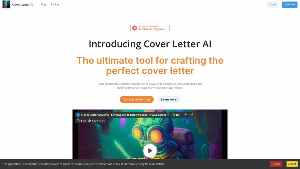 Cover Letter AI 📝 The Ultimate Tool for Crafting Perfect Cover Letters ...