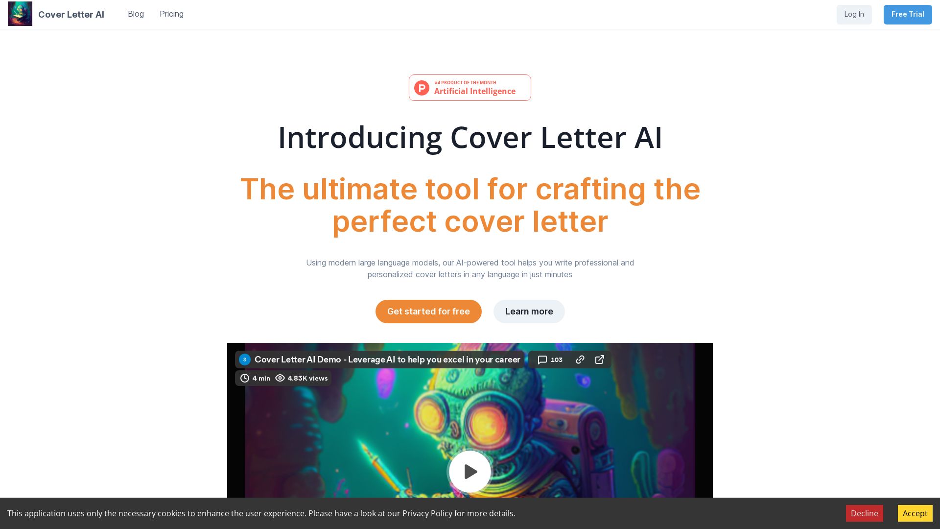 Cover Letter AI | Craft the Perfect Cover Letters | Futureen