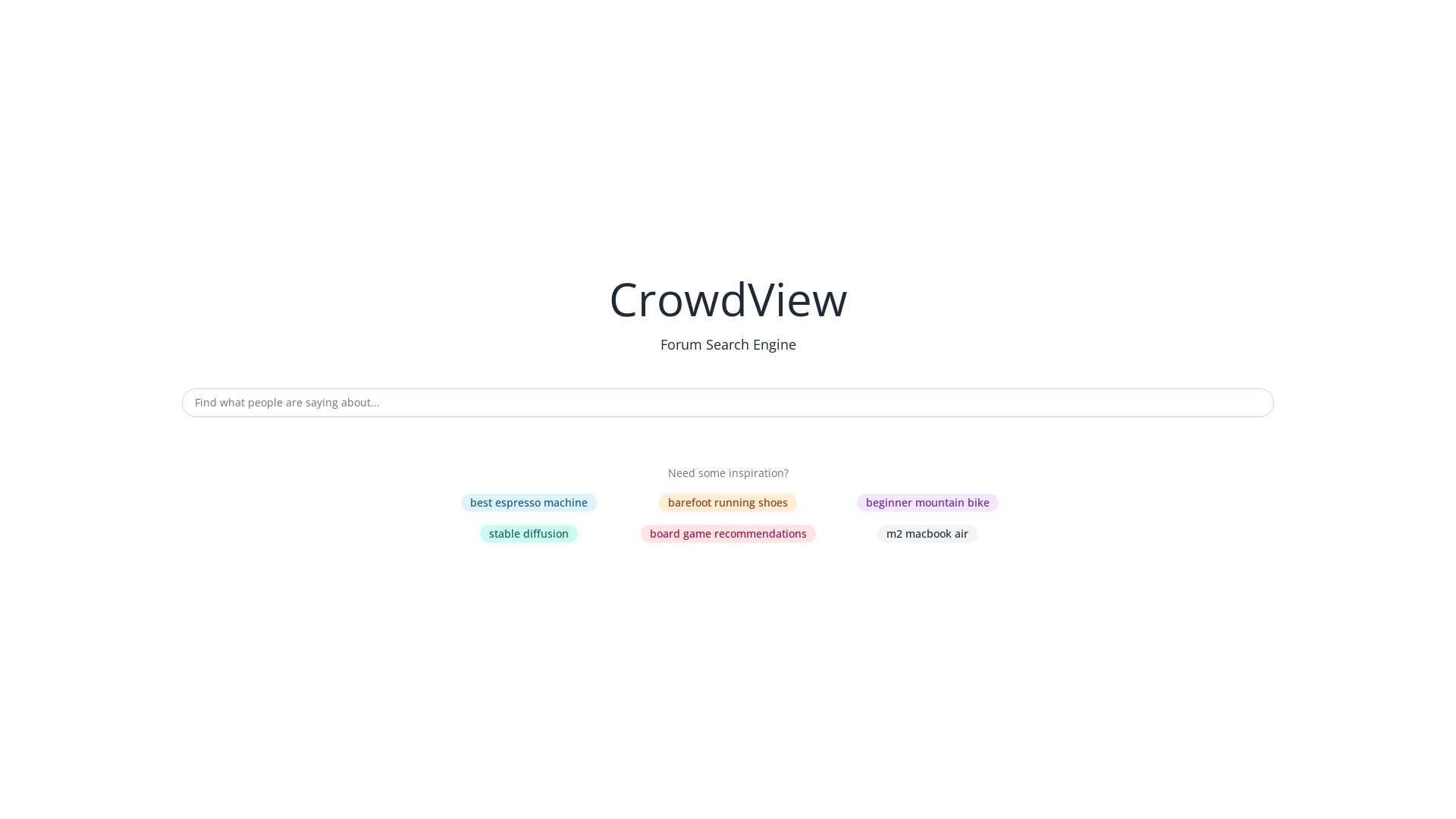 CrowdView | Efficient Forum Search Engine | Futureen