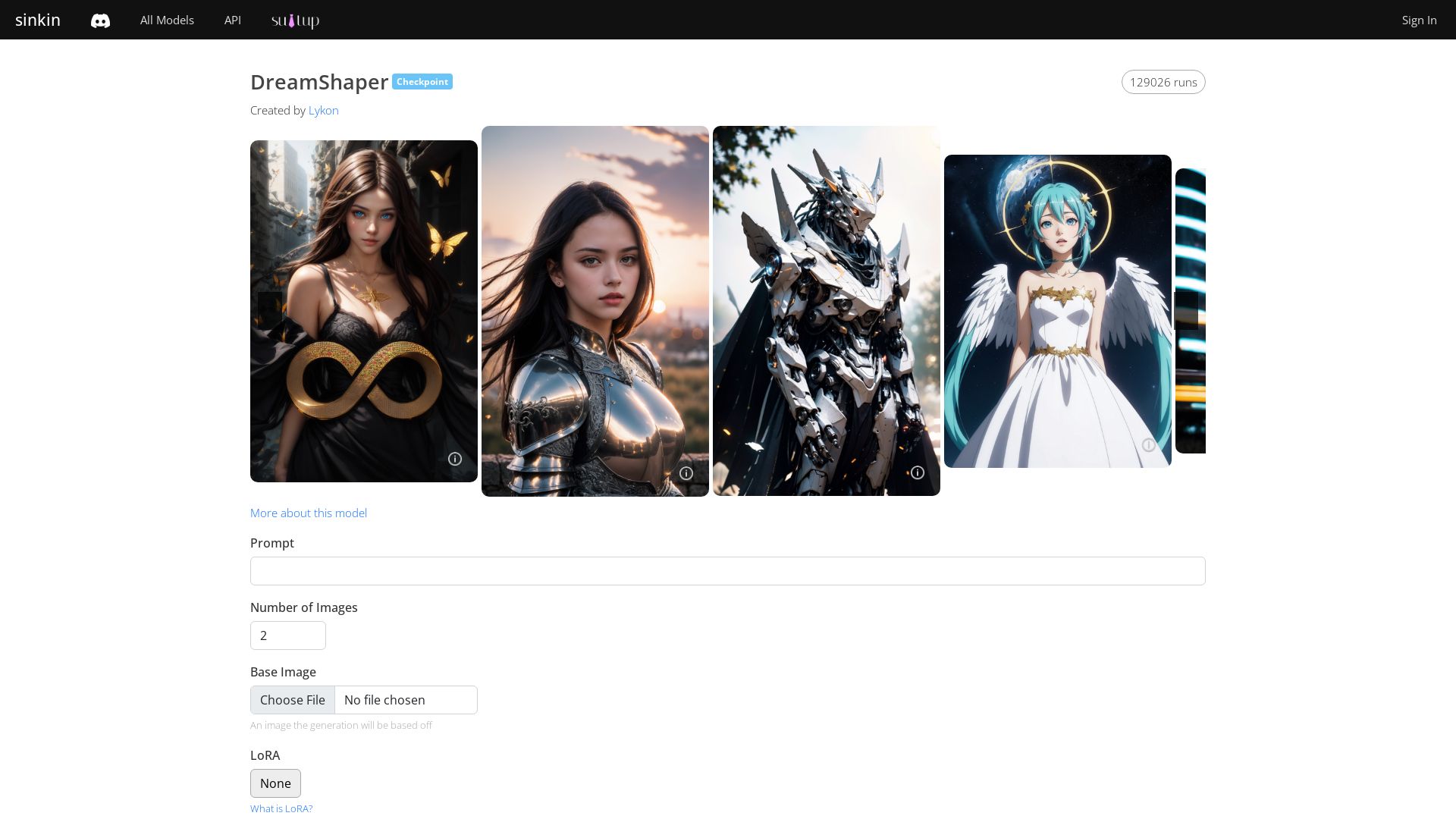 SinkIn.ai | Customize Generative Image Models | Futureen
