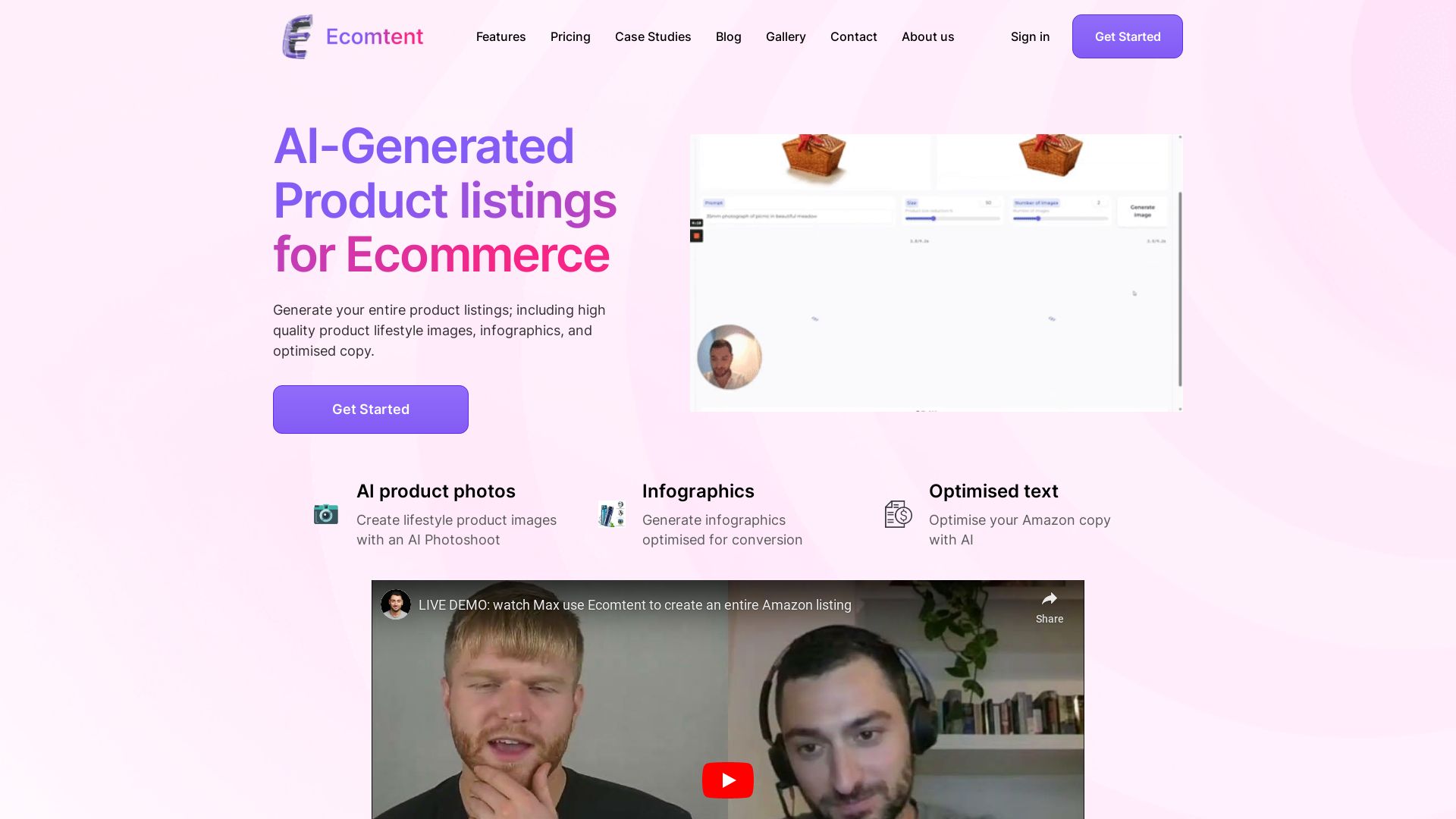 Ecomtent | AI Product Listings for Ecommerce | Futureen