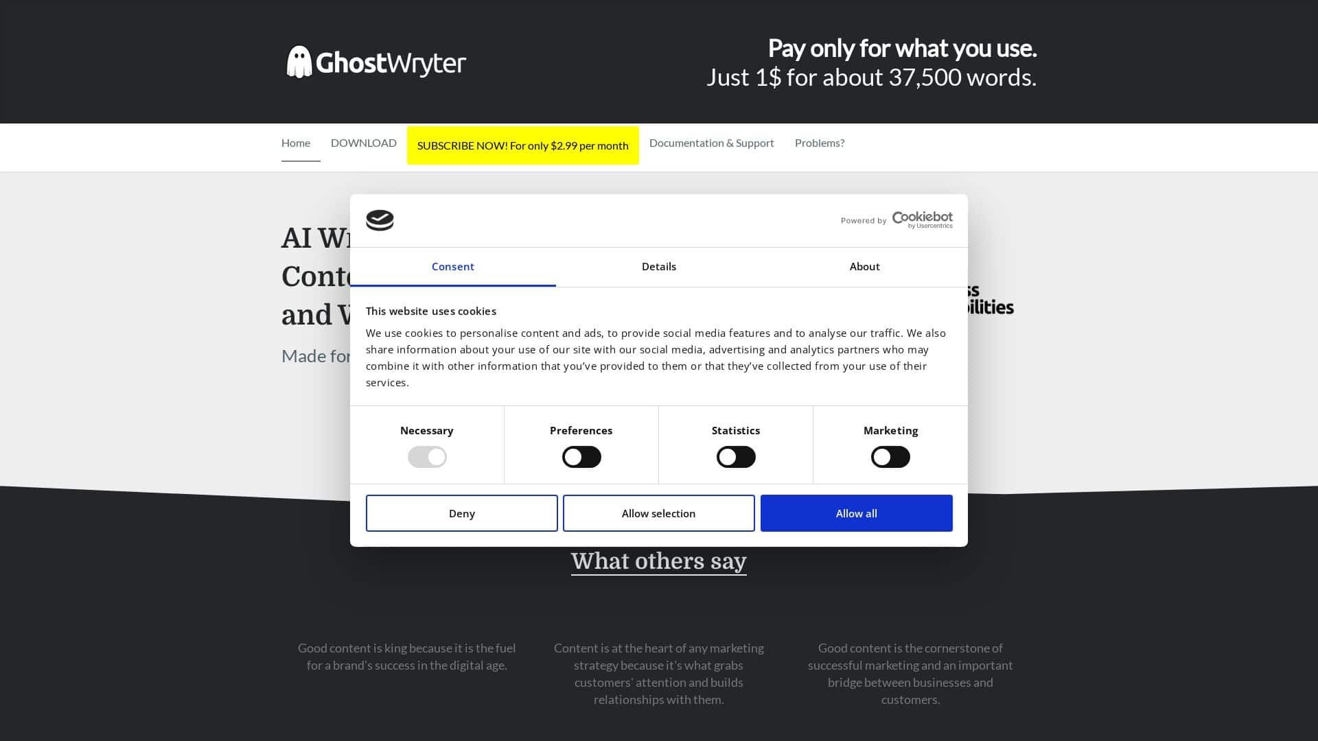 GhostWryter | AI Writing Assistant for Google Docs | Futureen