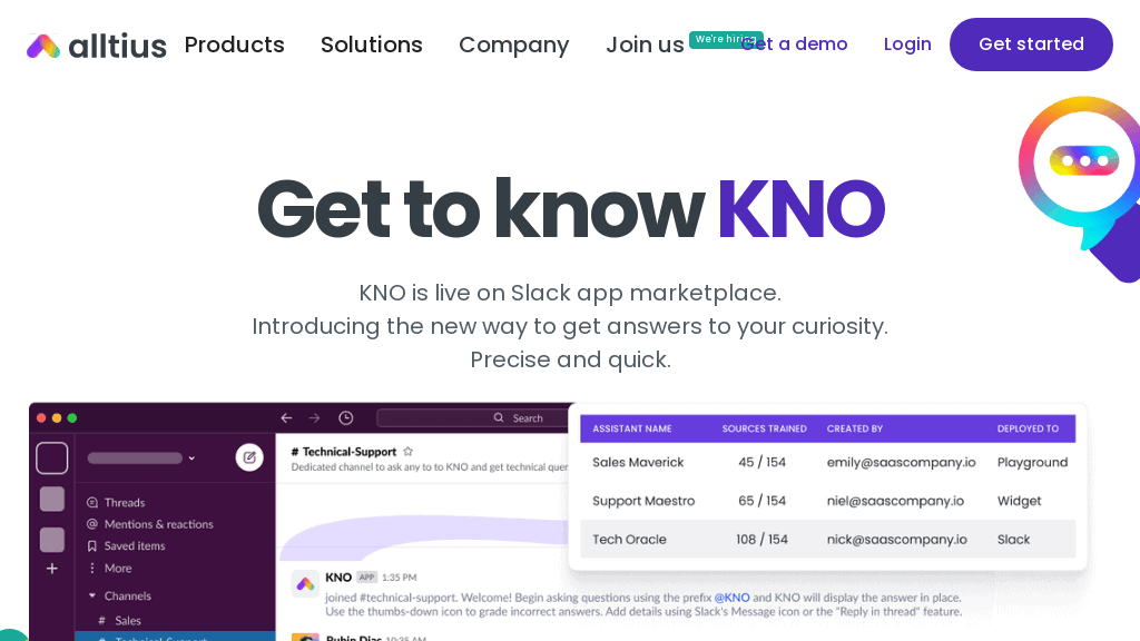 KNO for Slack | Get Quick Answers Easily | Futureen