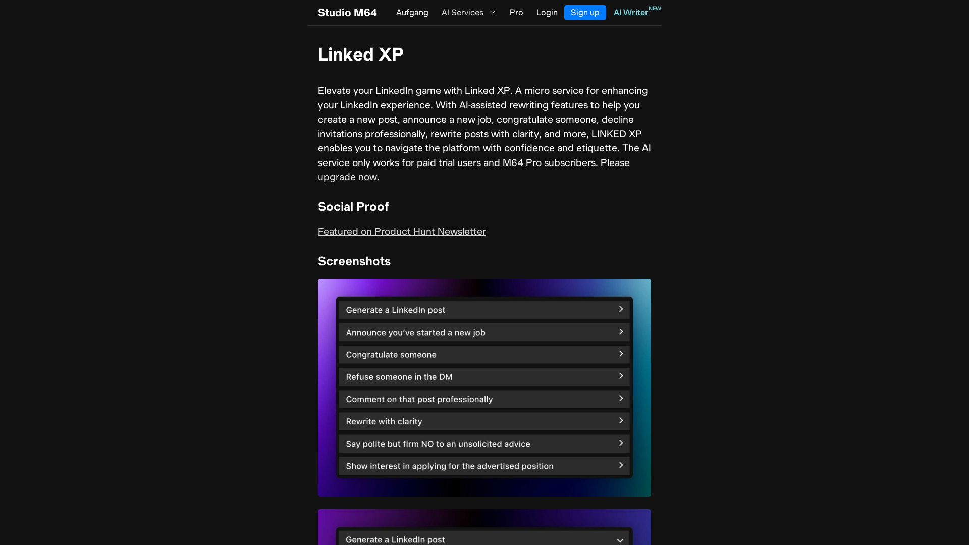 Linked XP | Elevate Your LinkedIn Presence with AI | Futureen