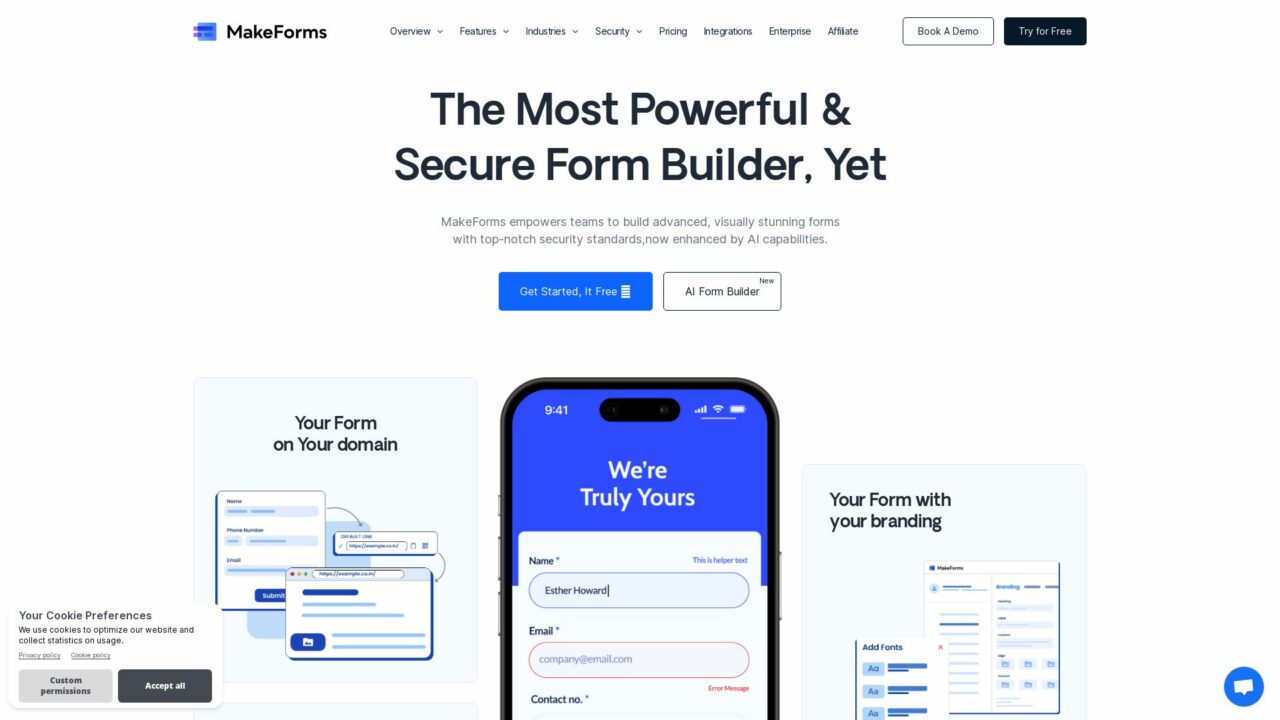 MakeForms.io | Create Custom Forms and Surveys | Futureen