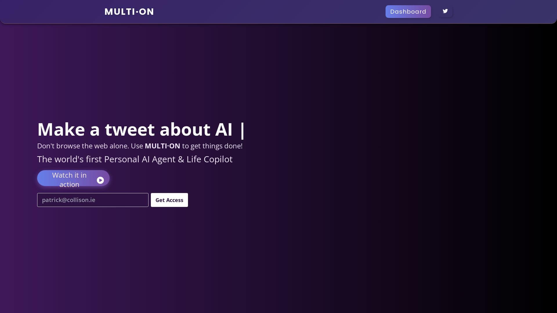 MULTI·ON | Your AI Agent and Life Copilot | Futureen