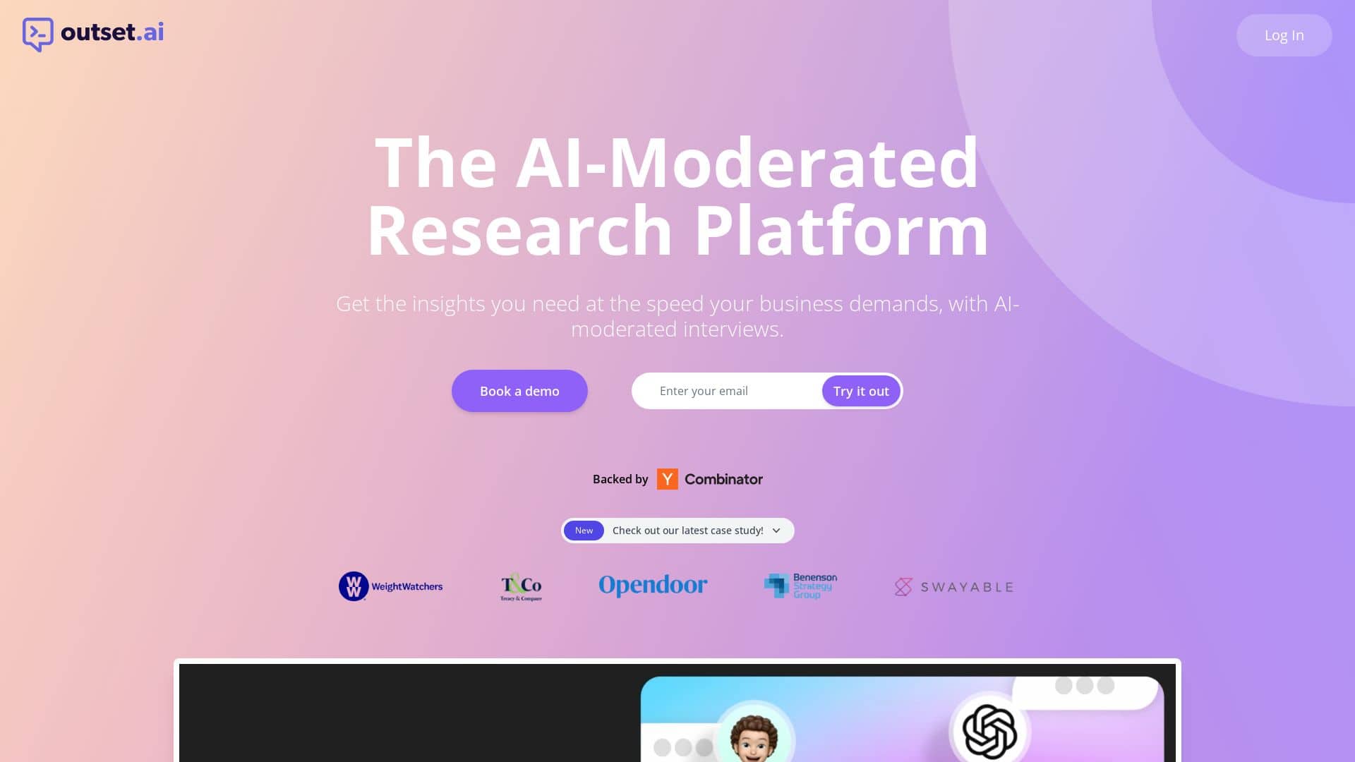 Outset.ai | AI-Moderated Interviews Gain Insights Quickly | Futureen