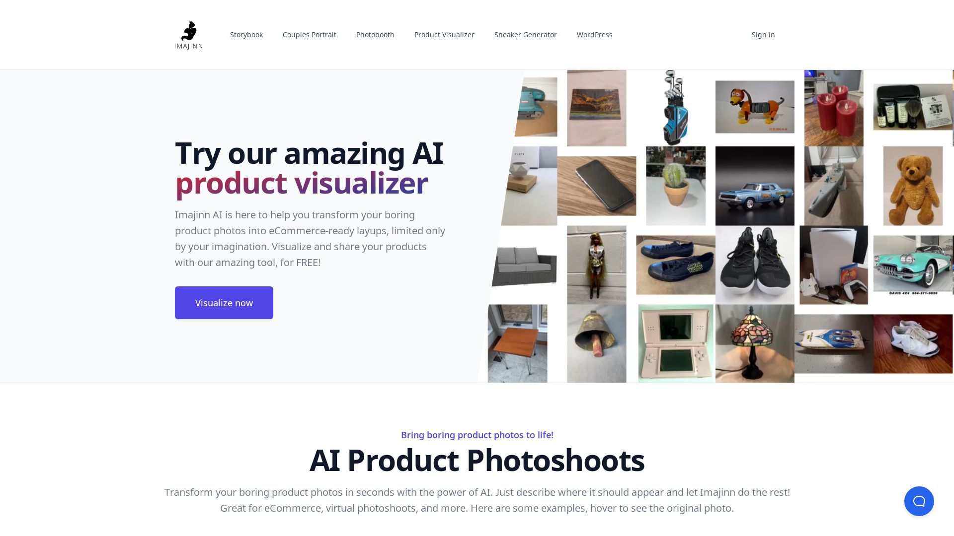 Imajinn AI | Upgrade Your Product Photos with AI | Futureen